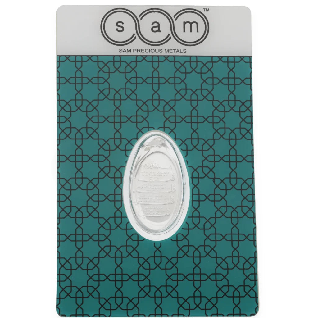 Buy Sam Precious Metals 2.5 Grams Silver Bar (Pendant) in 999 Silver at ...